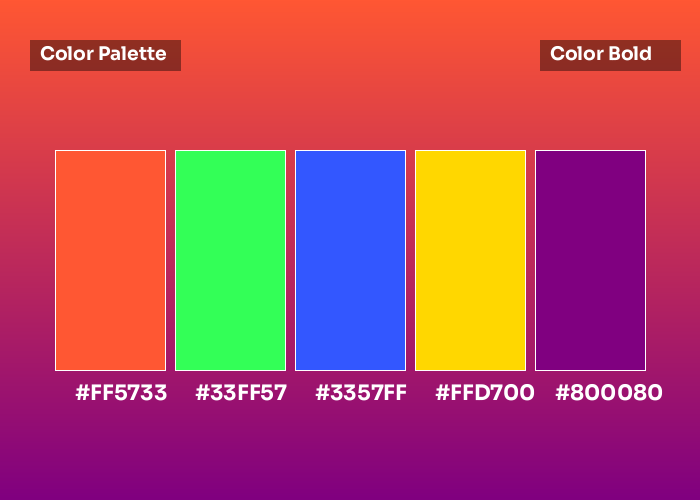 Color Palettes - Bold Your Designs